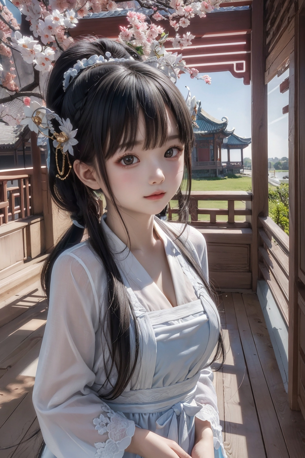 [elfttn] 雾里看花／万象霜天／襦裙 | 画板 - Voiux 图库